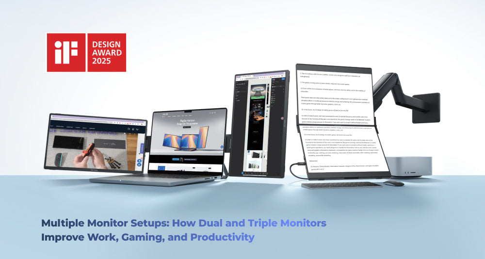 Multiple Monitor Setups: How Dual and Triple Monitors Improve Work, Ga
