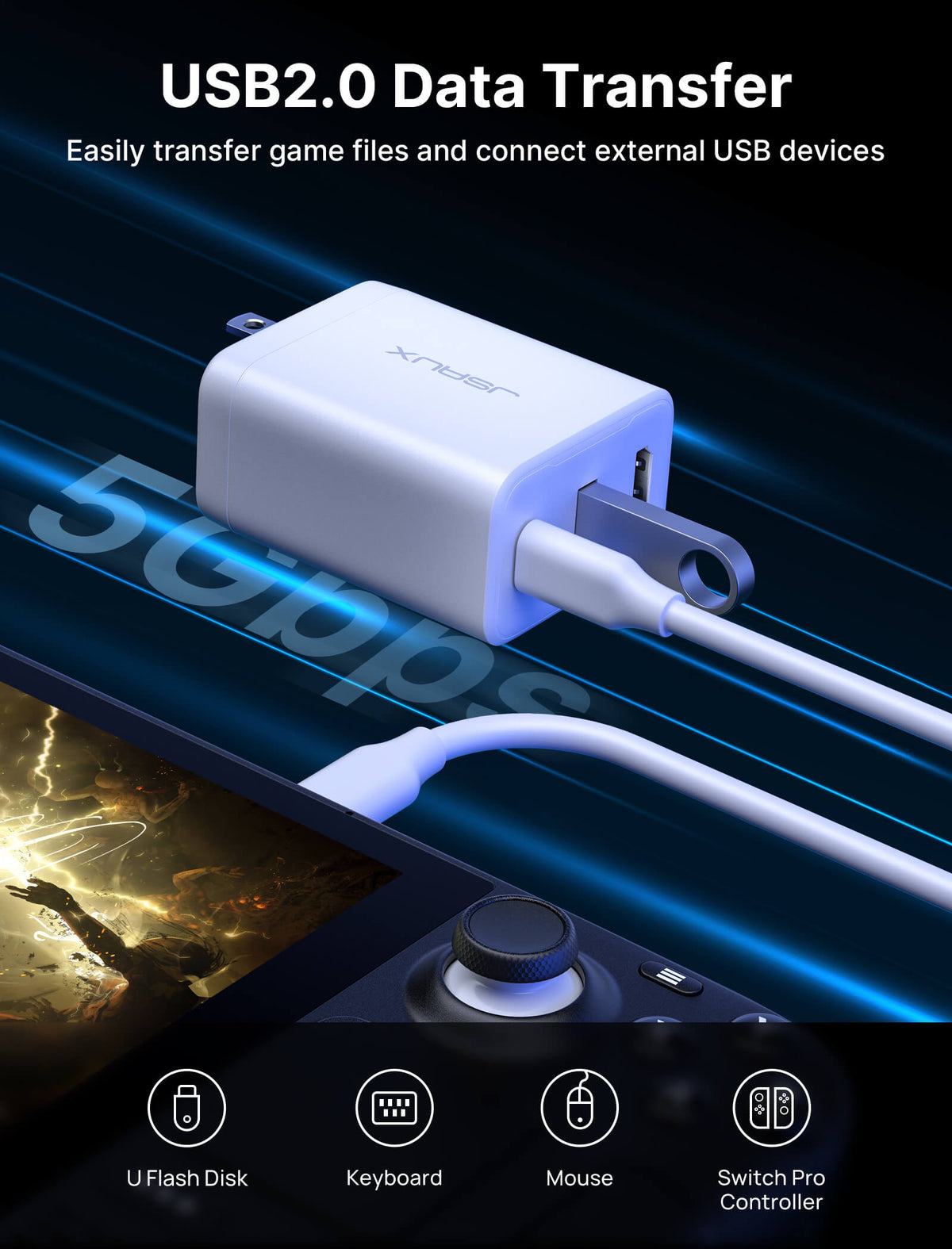 3-in-1 45W Charger Dock