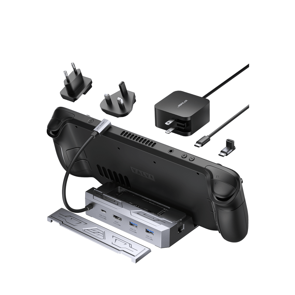 6-in-1 Docking Station with M.2 SSD Enclosure