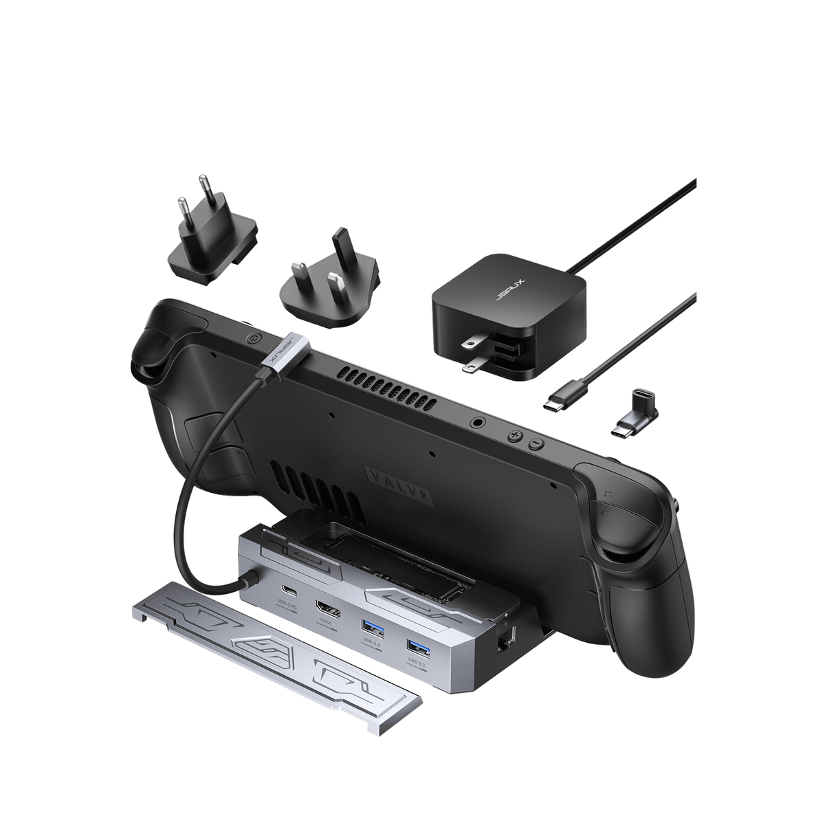 6-in-1 Docking Station with M.2 SSD Enclosure