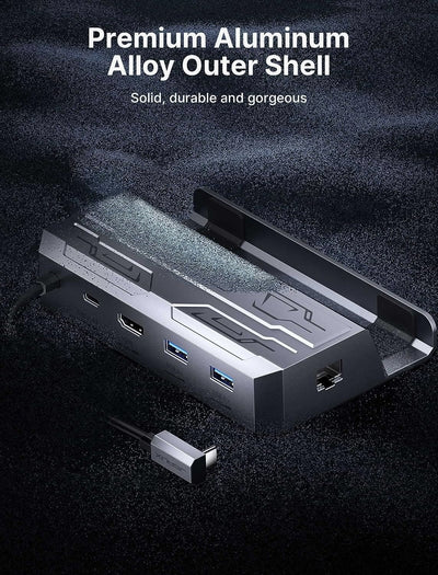 6-in-1 Docking Station with M.2 SSD Enclosure