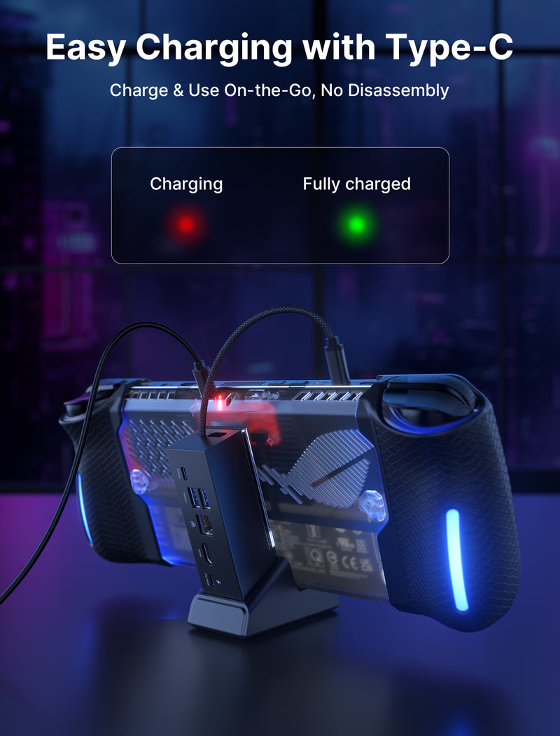 RGB Transparent Back Plate for ROG Ally & ROG Ally X