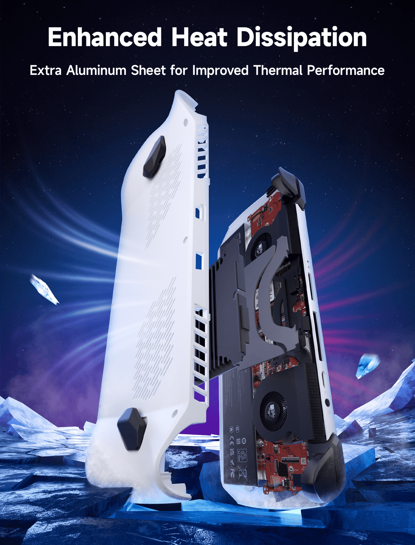 Battery & Thermal Upgrade Kit with Back Plate for ROG Ally