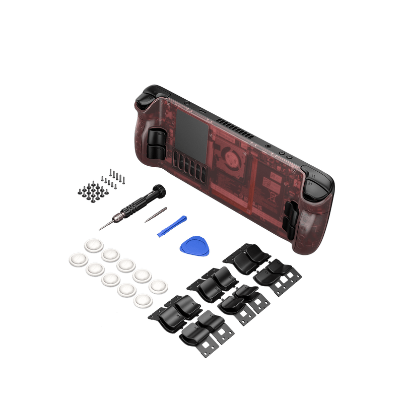 Transparent Back Plate for Steam Deck