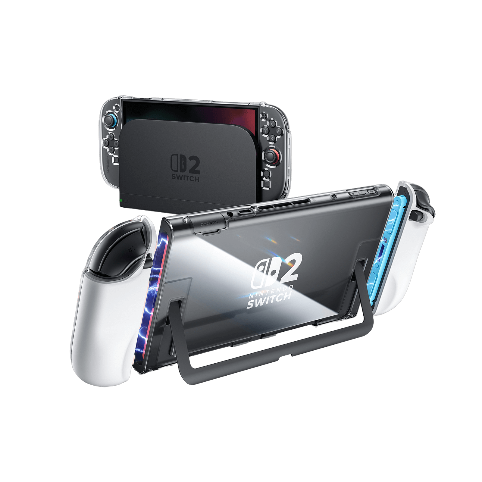 Ergonomic Controller Full-Cover Case Set for Switch 2