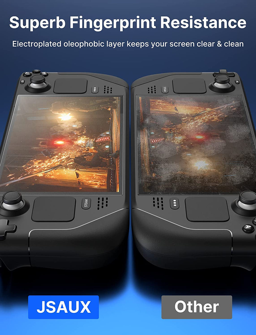Anti-Glare Screen Protector for Steam Deck