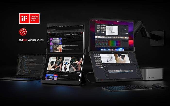 FlipGo Horizon Portable Snap-On Tri-screens