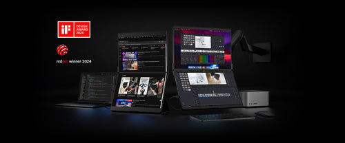 FlipGo Horizon Portable Snap-On Tri-screens